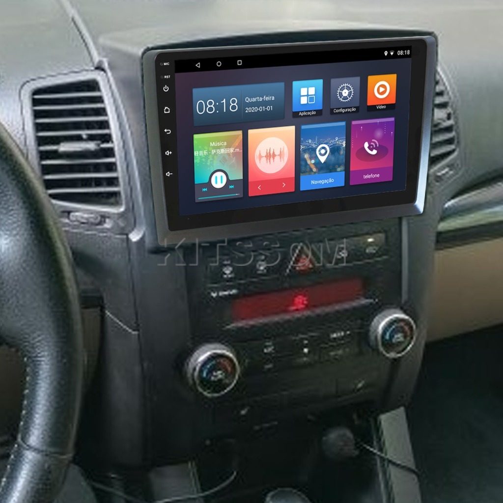 Multimídia Kia Sorento 2009 2010 2011 2012 V2 Carplay 9" – Kitssom