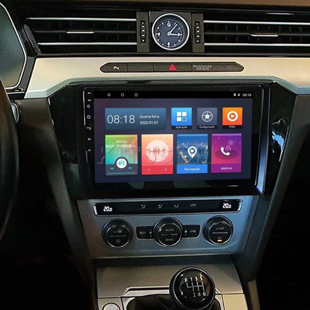 Multimídia Passat 2017 2018 2019 2020 2021 2022 V2 Carplay 9" 2014 201 – Kitssom