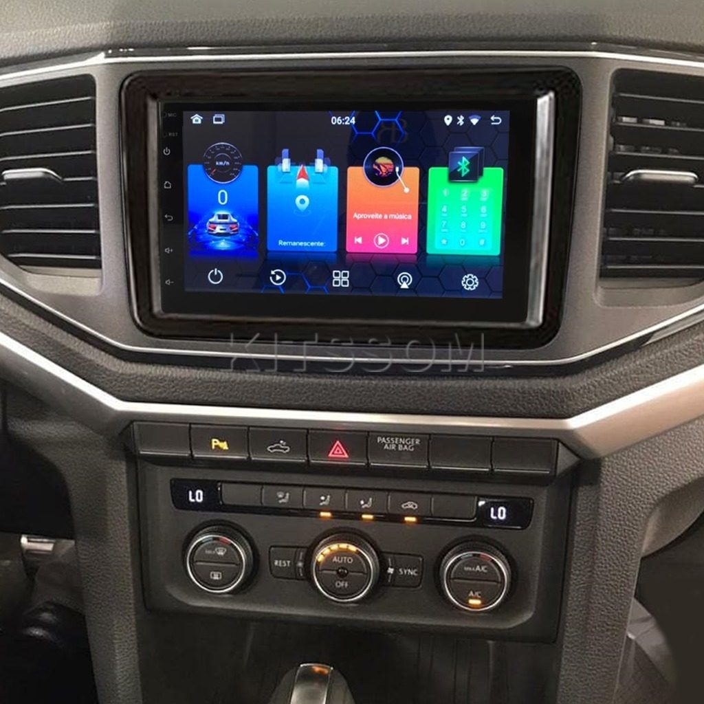 Multimídia Amarok 2017 2018 2019 2020 2021 2022 V2 Carplay 7" 2015 201 – Kitssom