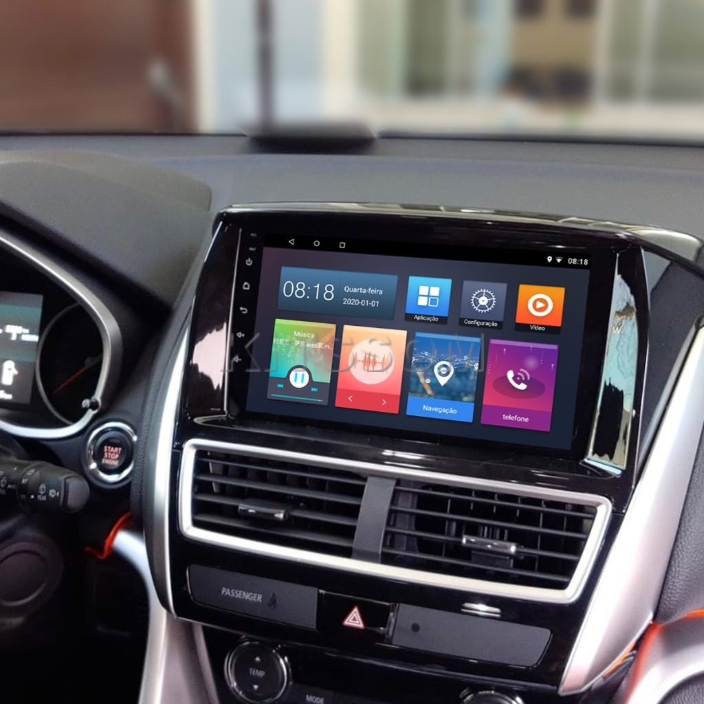 Multimídia Eclipse Cross 2020 2021 2022 2023 2024 V2 Carplay 9" 2017 2