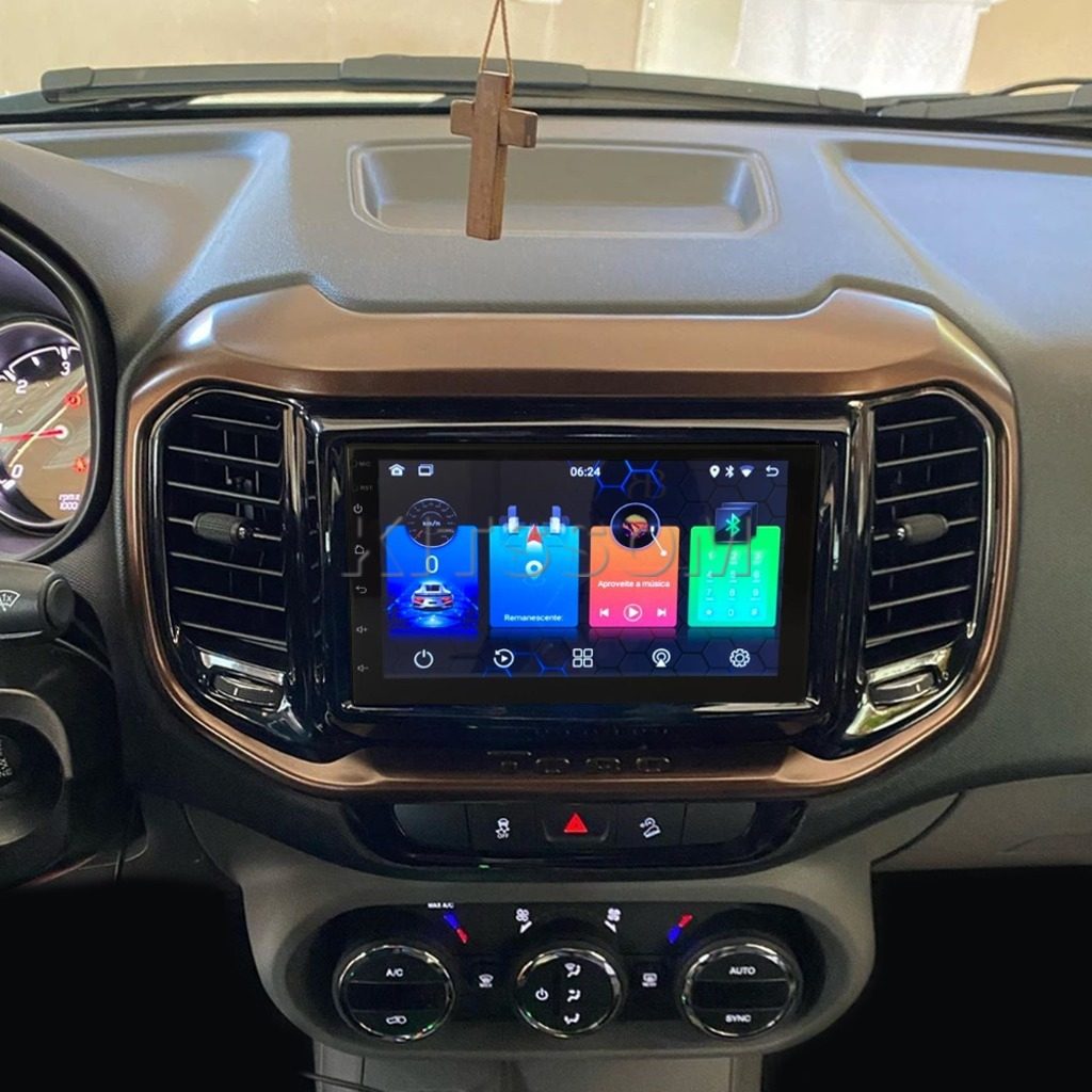 Multimídia Toro 2017 2018 2019 2020 2021 2022 V2 Carplay 7" 2015 2016