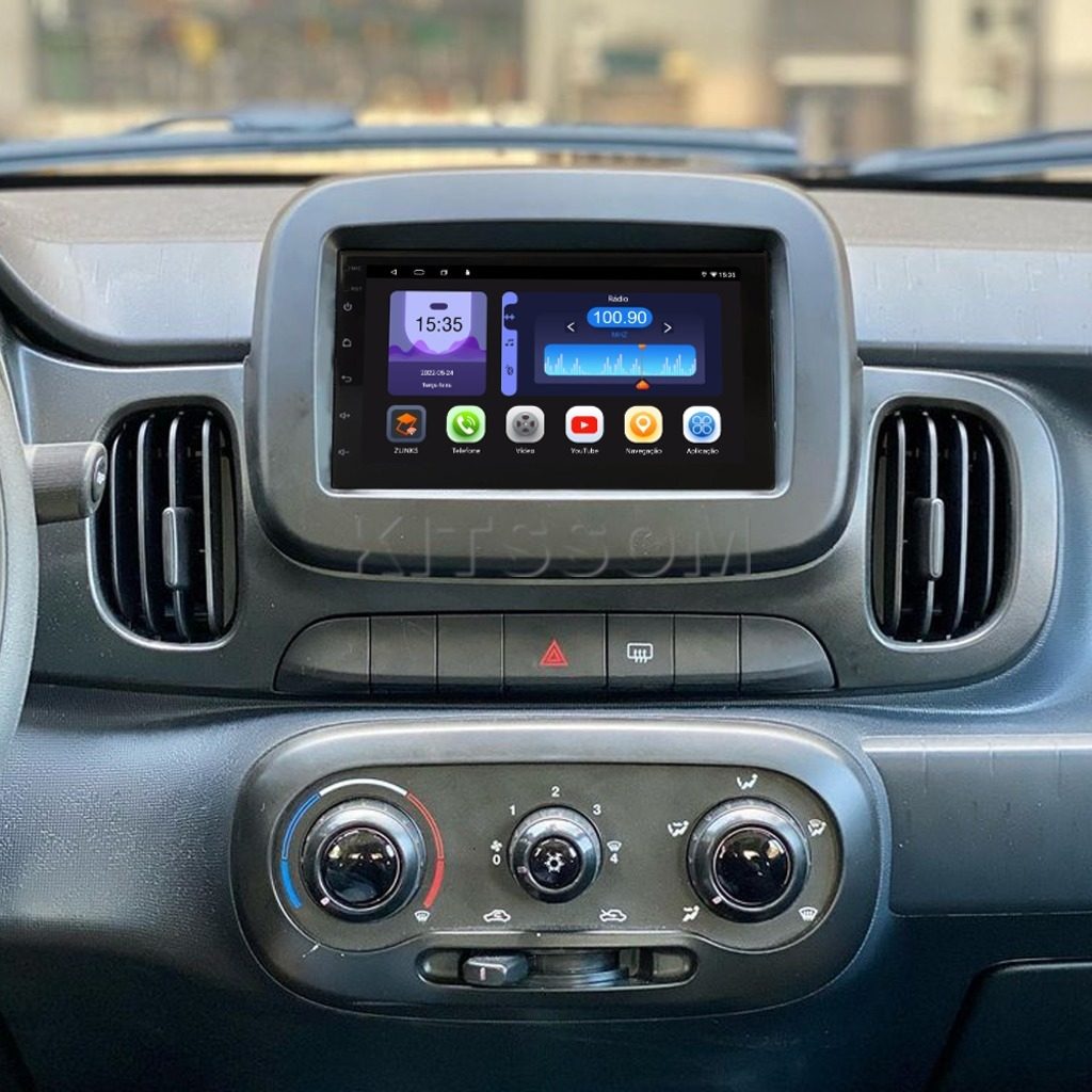 Multimídia Fiat Mobi 2019 2020 2021 2022 2023 V2 Octa 4G 7" 2016 2017 – Kitssom