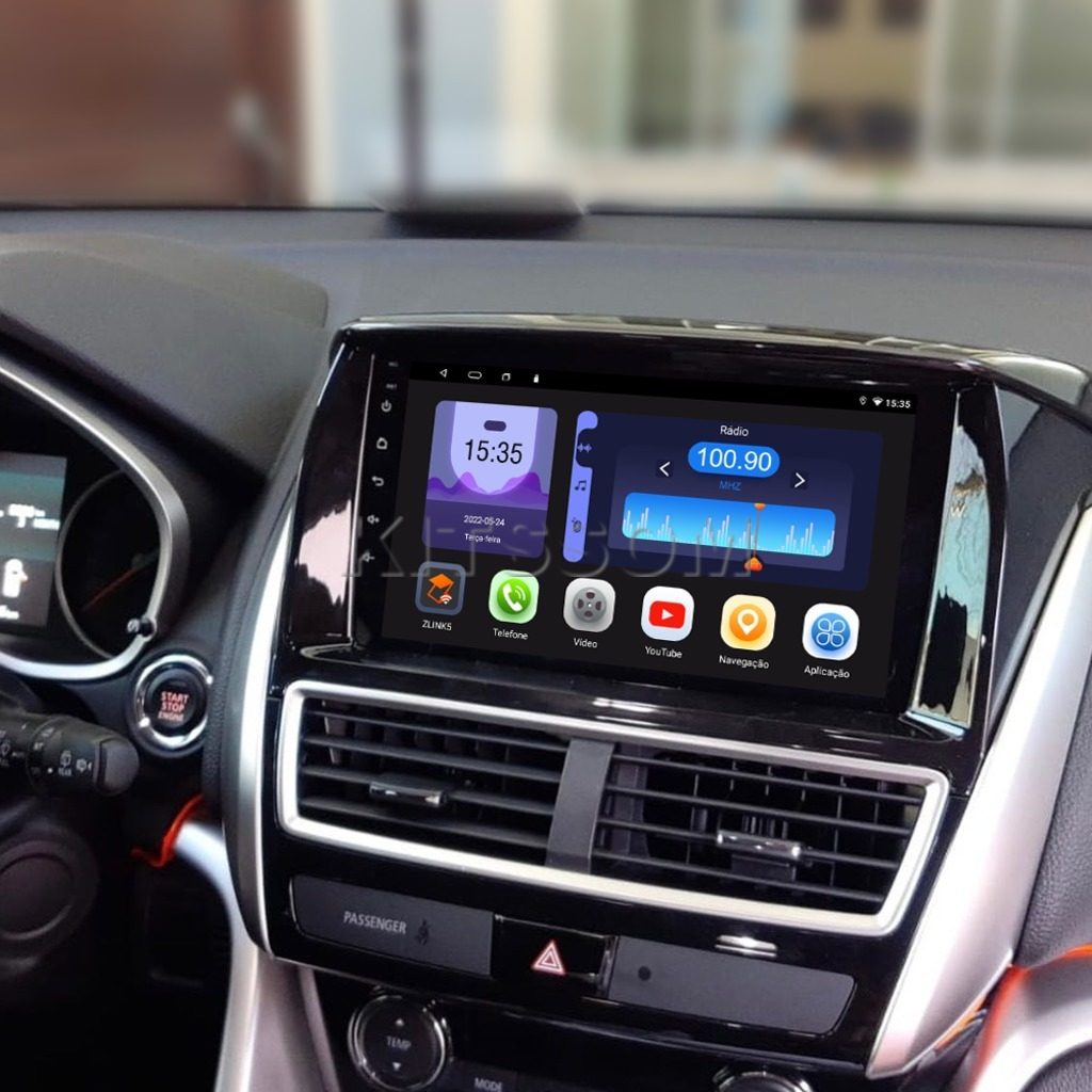 Multimídia Eclipse Cross 2020 2021 2022 2023 2024 V2 Octa 4G 9" 2017 2 – Kitssom