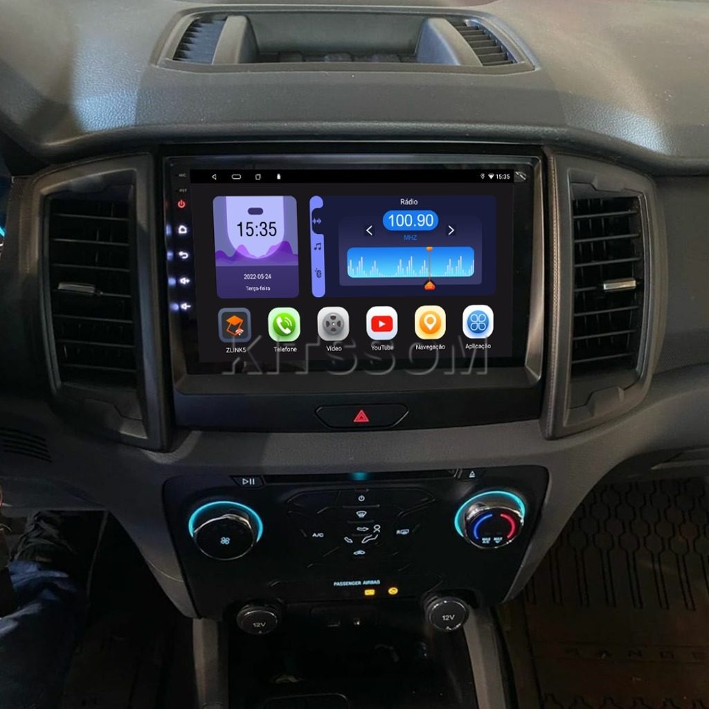 Multimídia Ranger 2017 2018 2019 2020 2021 2022 V2 Octa 4G 9" 2016 – Kitssom