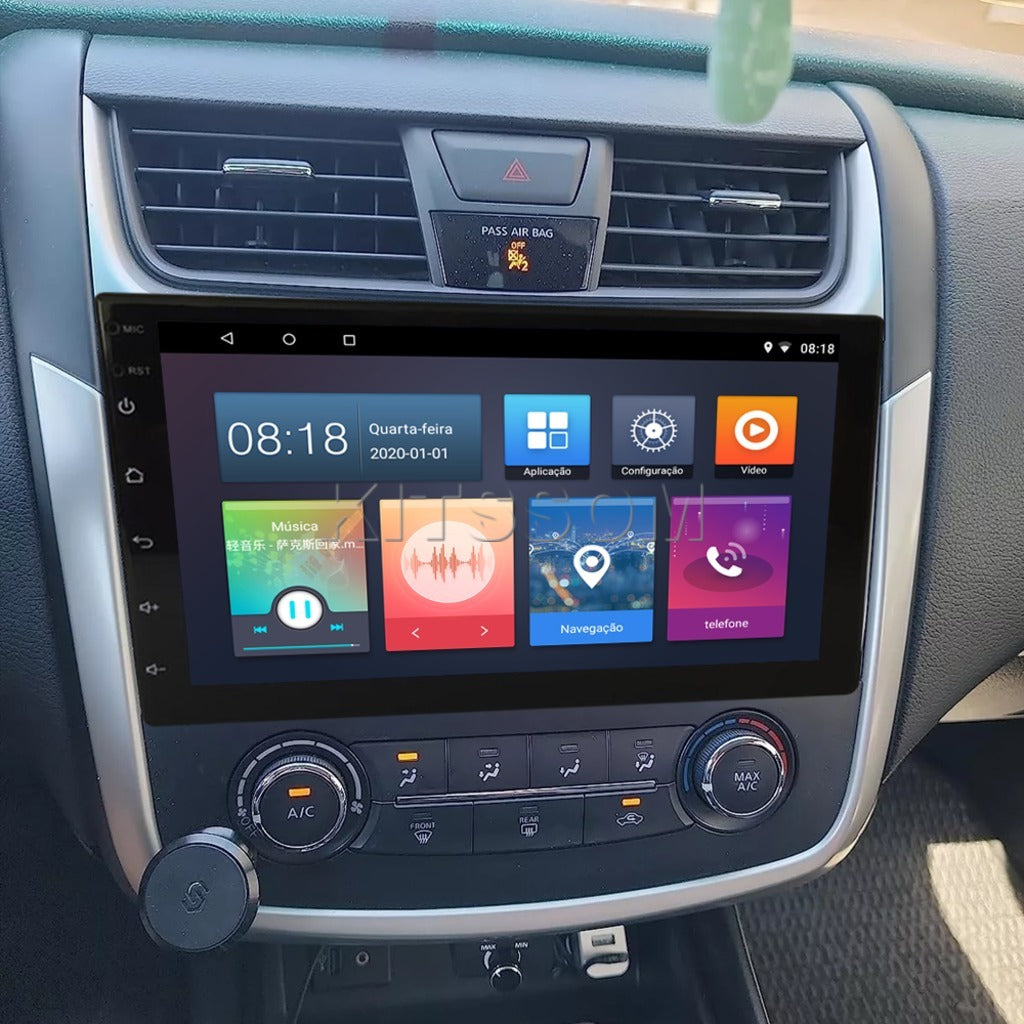 Multimidia Altima 2013 2014 2015 2016 2017 2018 V2 Carplay 9"