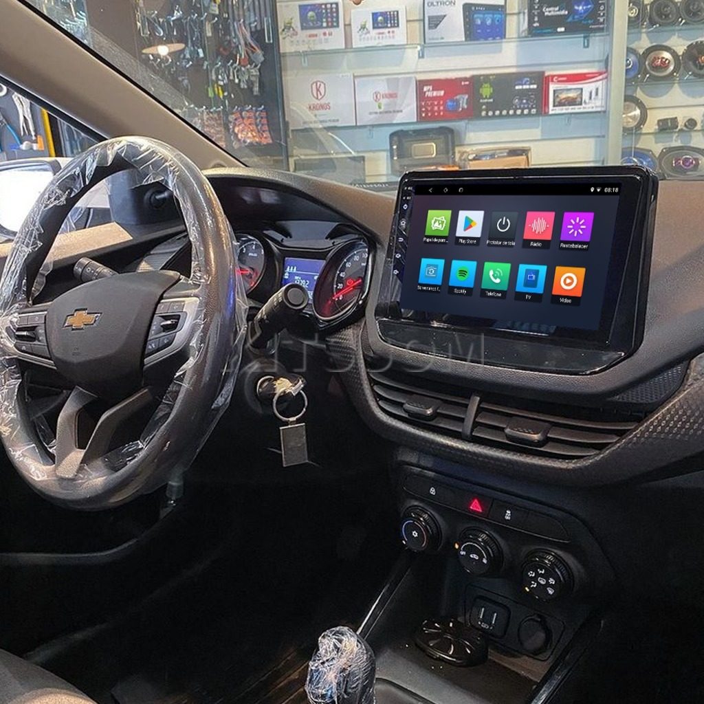 Multimídia Chevrolet Onix 2020 2021 2022 2023 V2 Carplay 9"