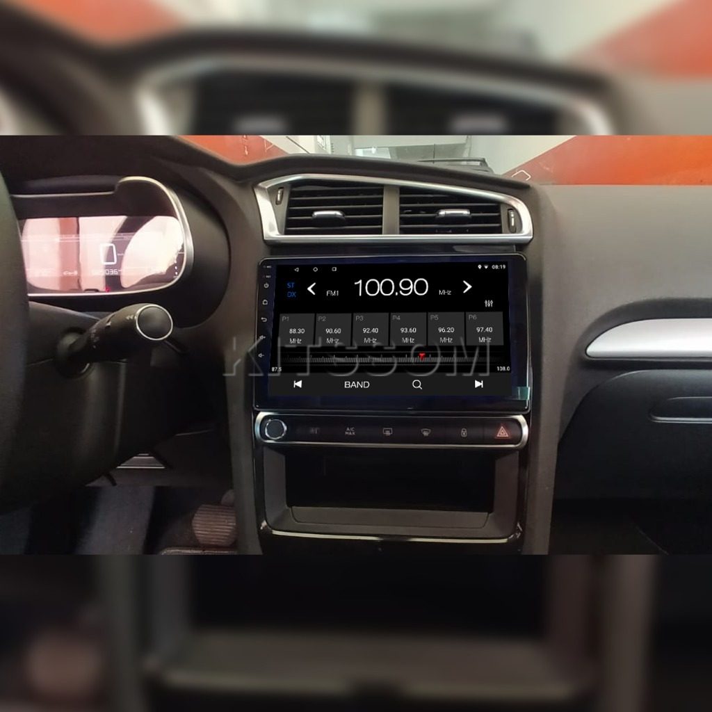 Multimídia Citroen C4 Lounge 2019 2020 2021 2022 V2 Carplay 9" 2018