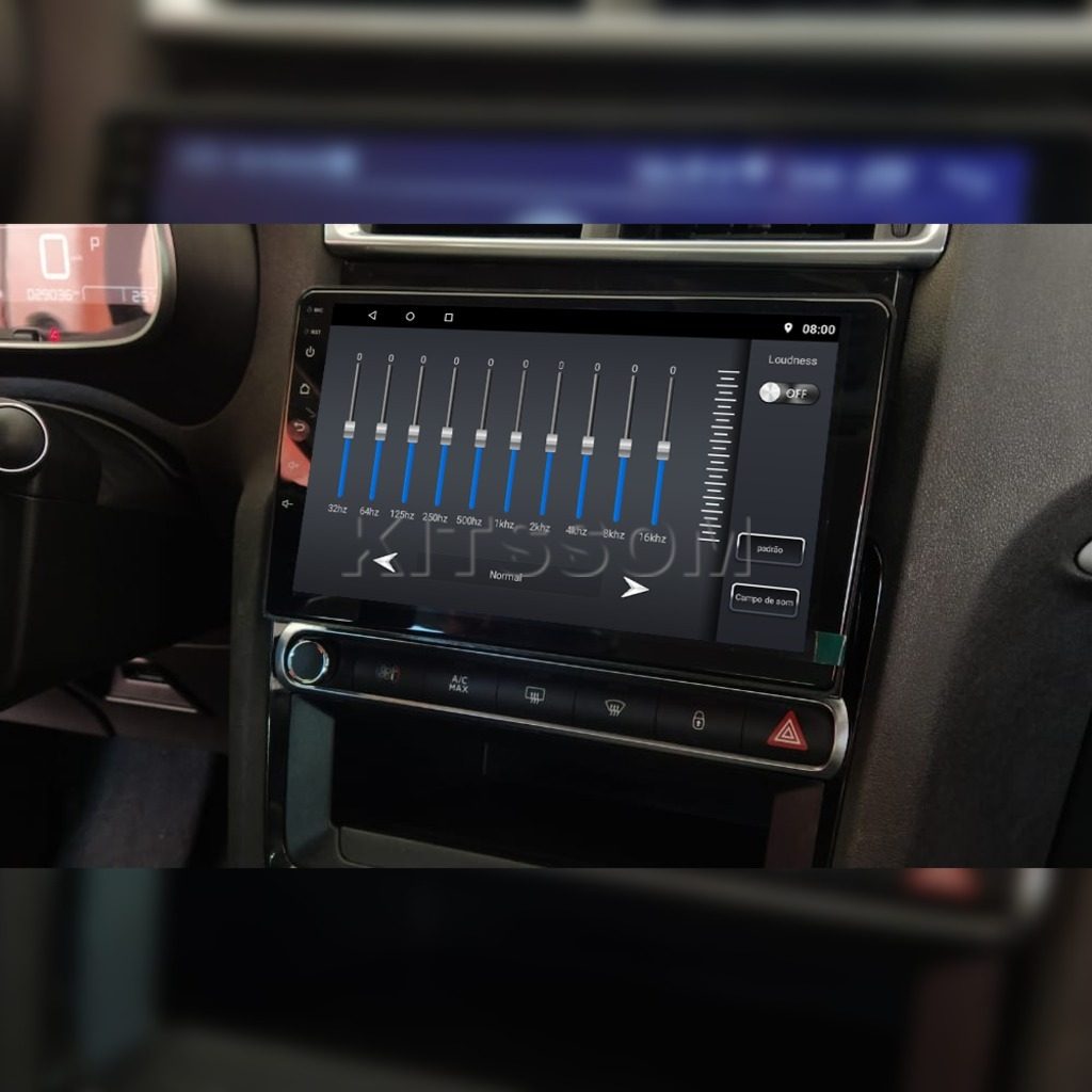 Multimídia Citroen C4 Lounge 2019 2020 2021 2022 V2 Carplay 9" 2018