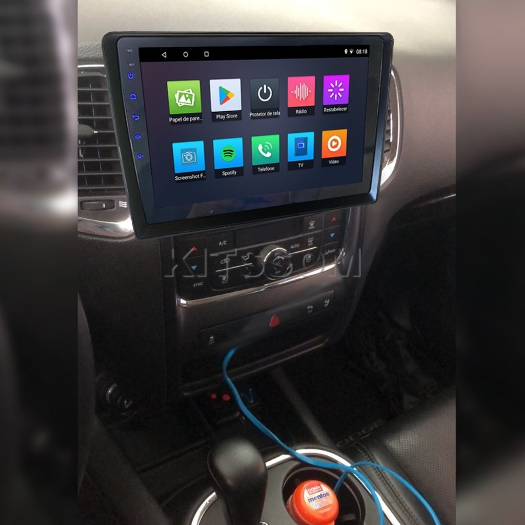 Multimídia Dodge Durango 2018 2019 2020 2021 2022 V2 Carplay 9" 2009 2