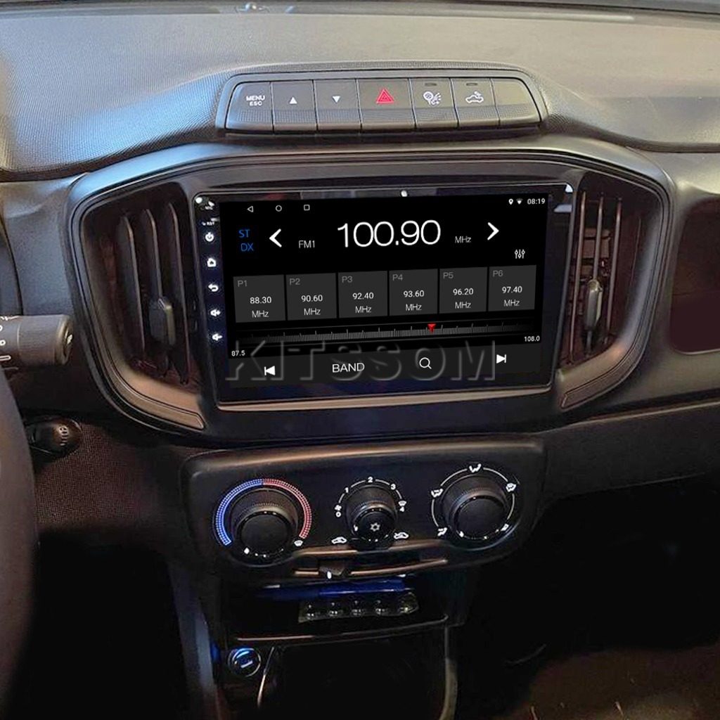 Multimídia Fiat Fiorino 2022 2023 2024 V2 Carplay 9"