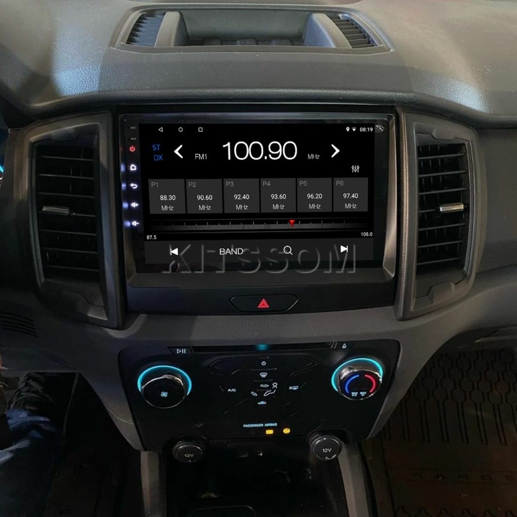 Multimídia Ford Ranger 2018 2019 2020 2021 2022 V2 Carplay 9" 2016 201 – Kitssom