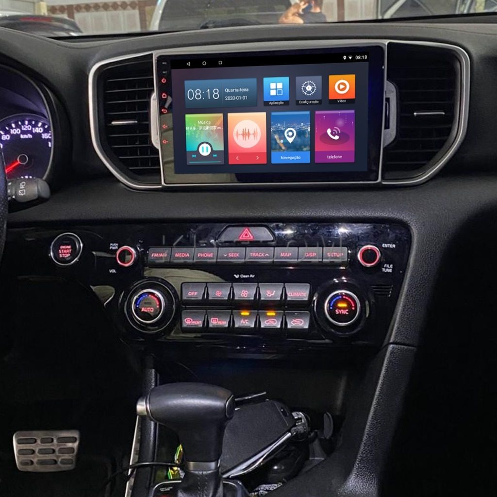 Multimídia Kia Sportage 2016 2017 2018 V2 Carplay 9" – Kitssom