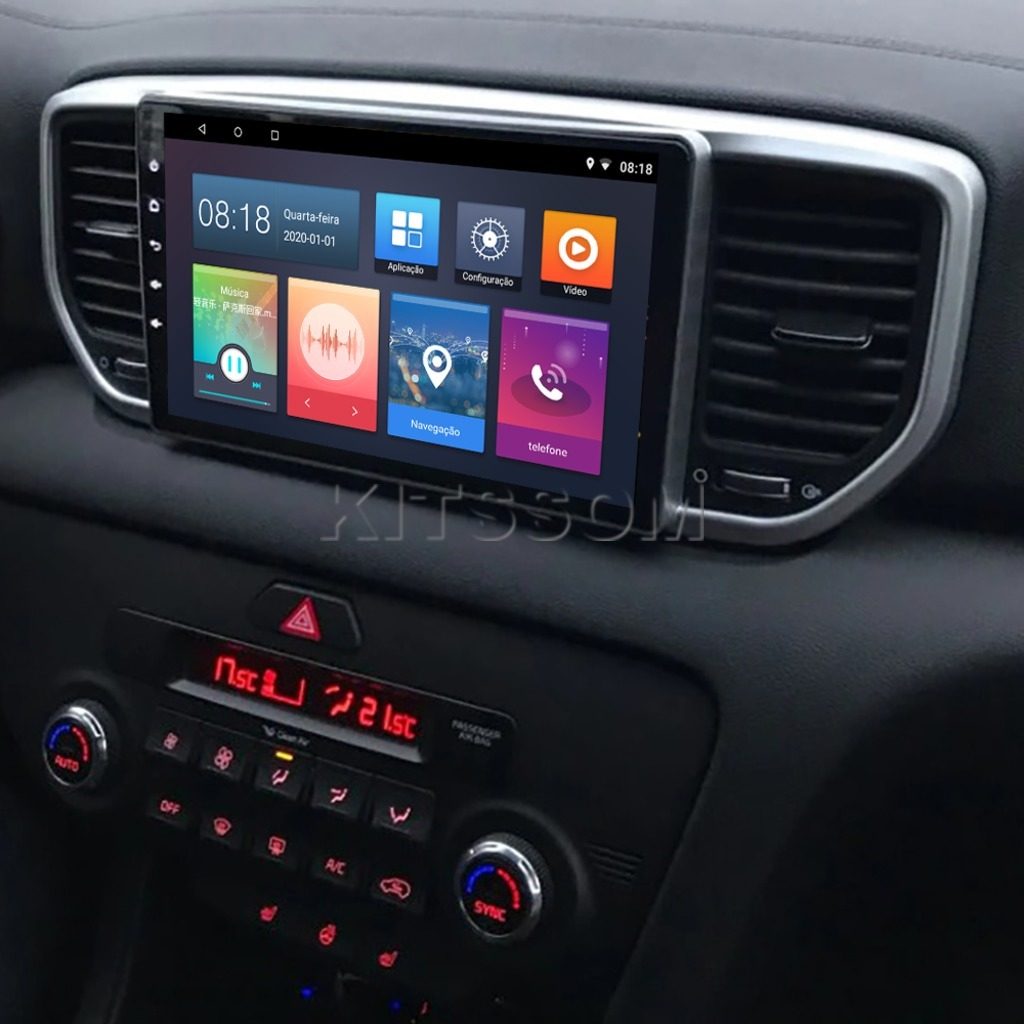 Multimídia Kia Sportage 2019 2020 2021 V2 Carplay 9" – Kitssom