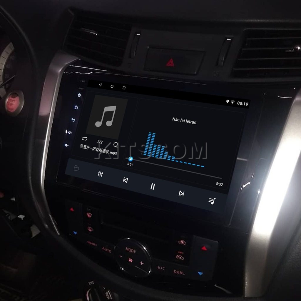 Multimídia Nissan Frontier 2020 2021 2022 2023 V2 Carplay 9" 2014 2015