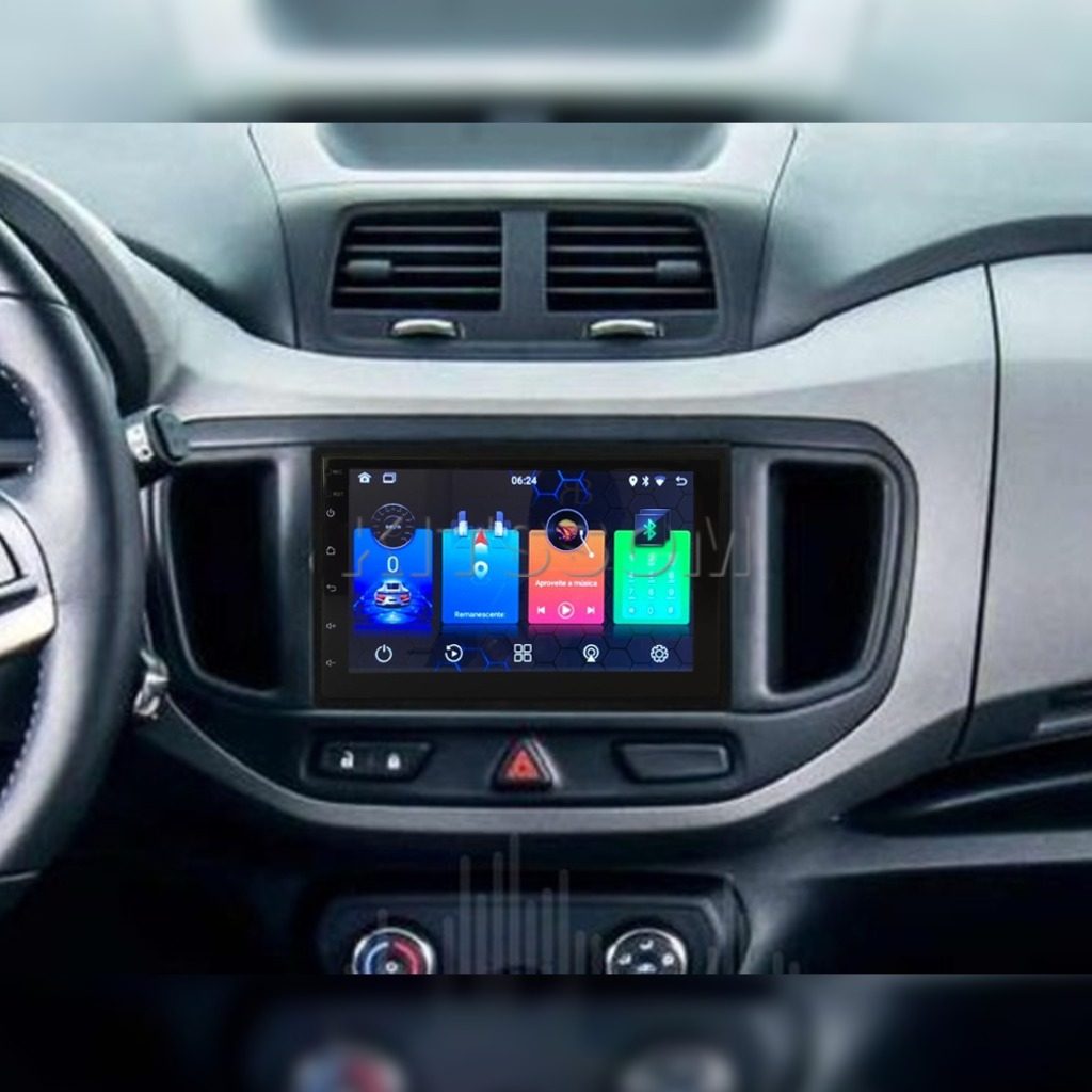 Multimídia Spin 2014 2015 2016 2017 2018 2019 V2 Carplay 7" 2008 2009