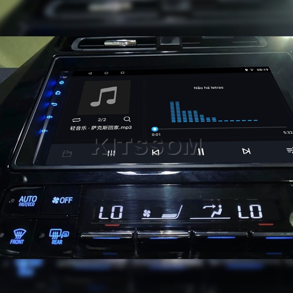 Multimídia Toyota Prius 2018 2019 2020 2021 2022 V2 Carplay 9" 2016 20 – Kitssom