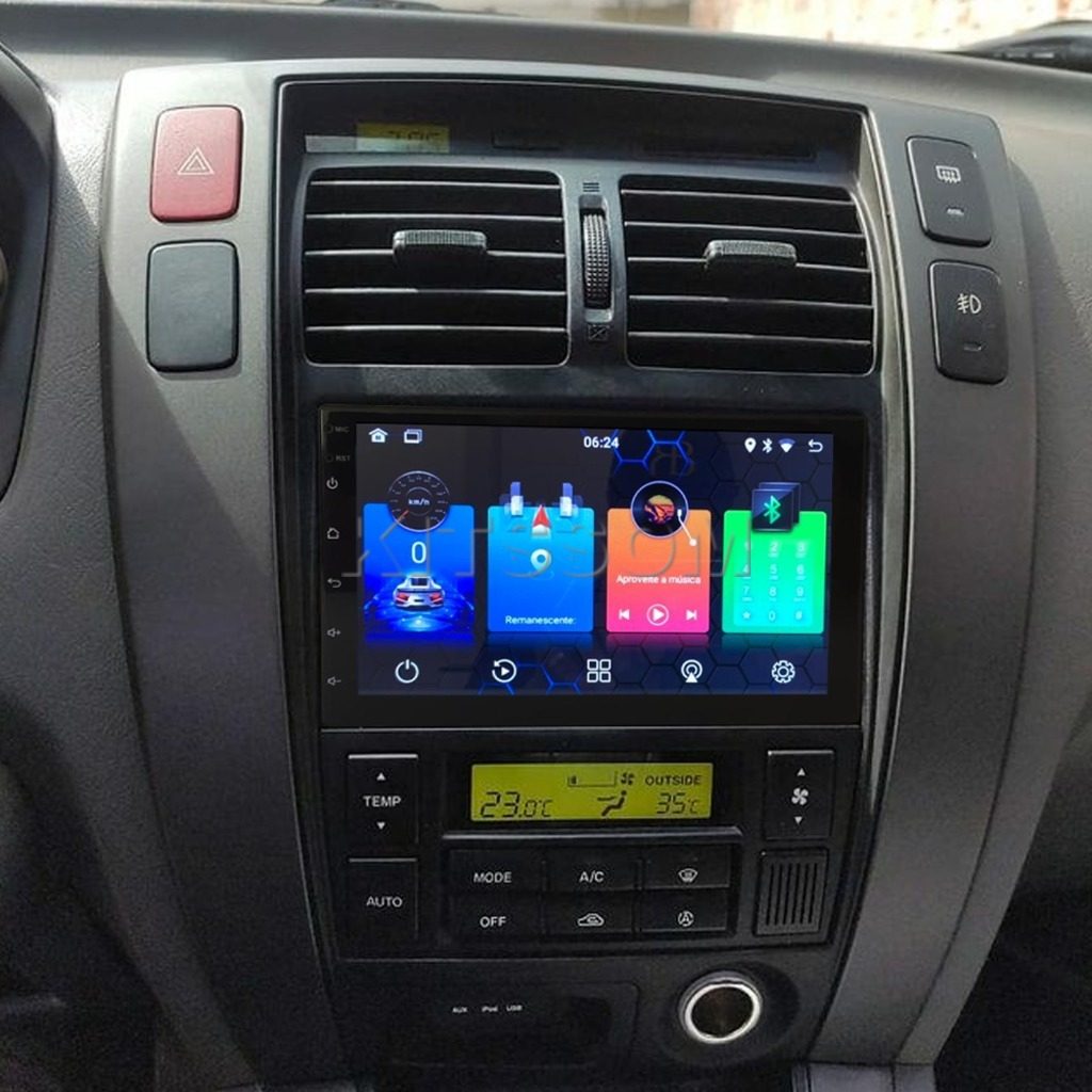 Multimídia Tucson 2010 2011 2012 2013 2014 2015 V2 Carplay 7" 2007 200