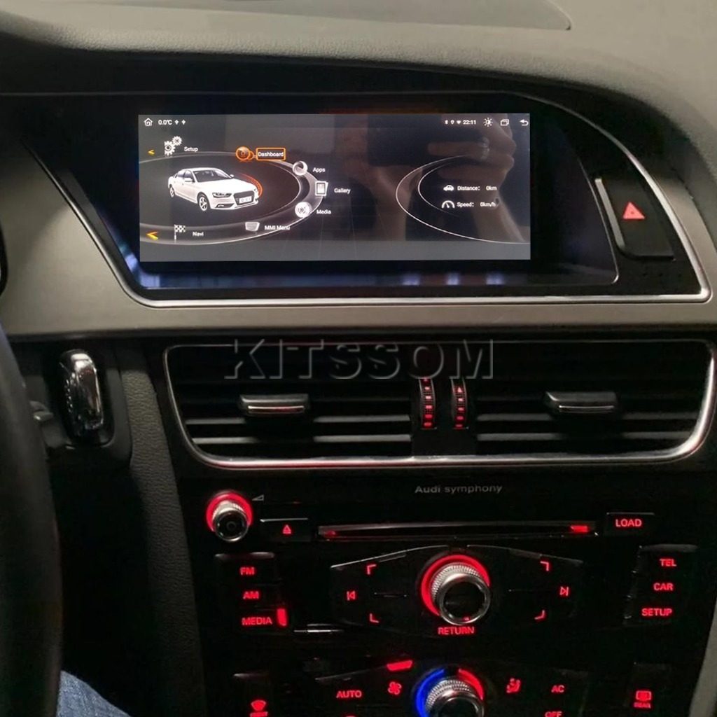 Multimídia Audi A4 A5 Low 2013 2014 2015 2016 V2 OEM 8.8"