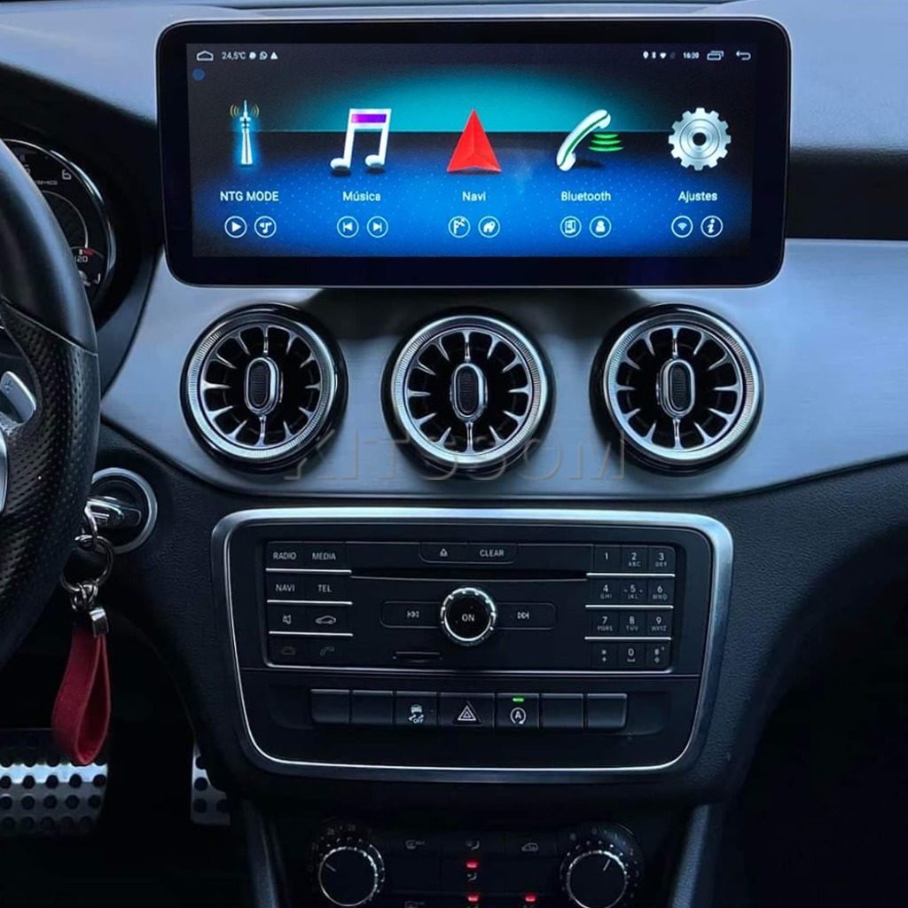Multimídia Mercedes Benz GLA A CLA 2018 2019 2020 V2 OEM 10" 2016 2017