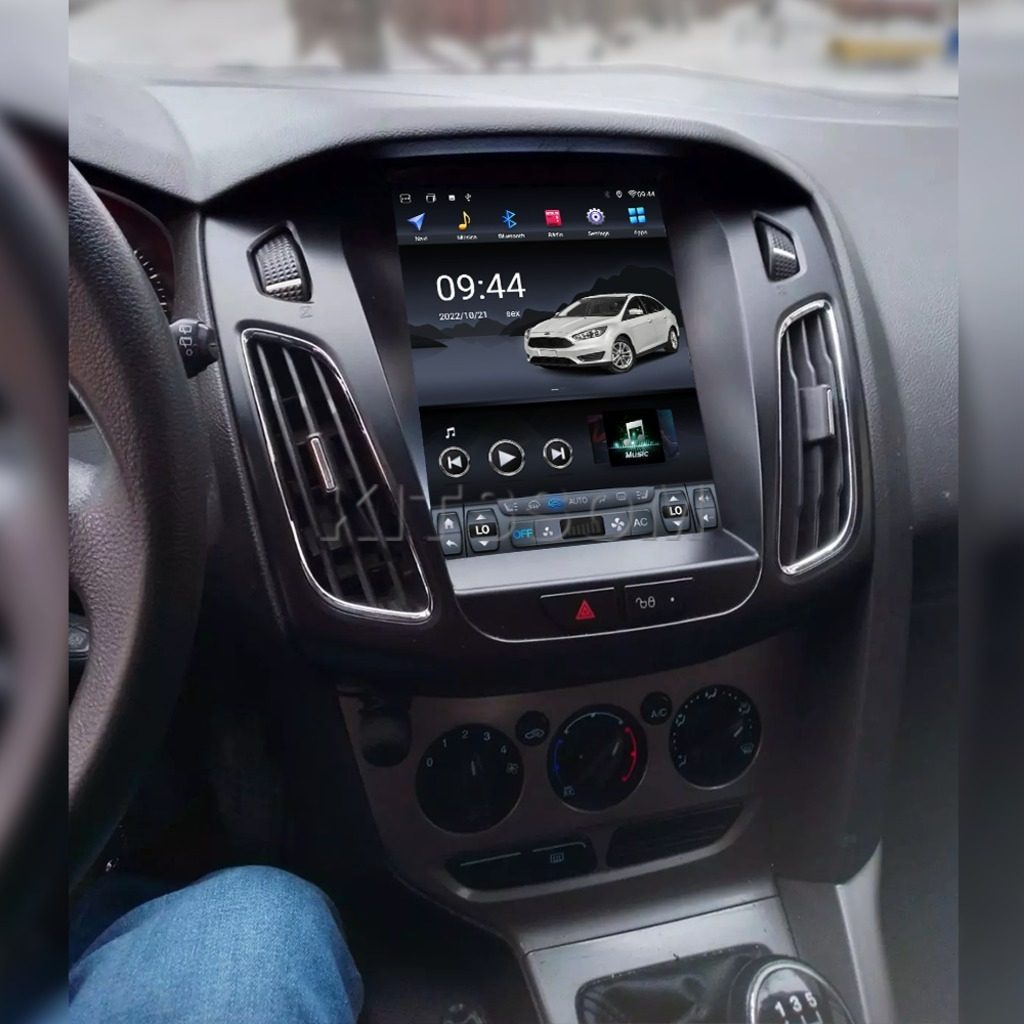 Multimídia Ford Focus 2015 2016 2017 2018 2019 V2 Tesla 9.7" 2013 2014