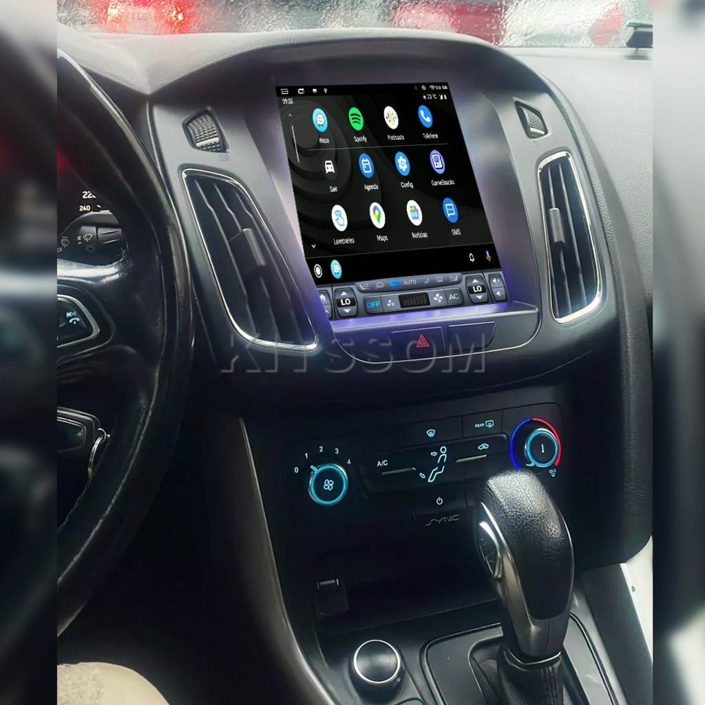 Multimídia Ford Focus 2015 2016 2017 2018 2019 V2 Tesla 9.7" 2013 2014 ...