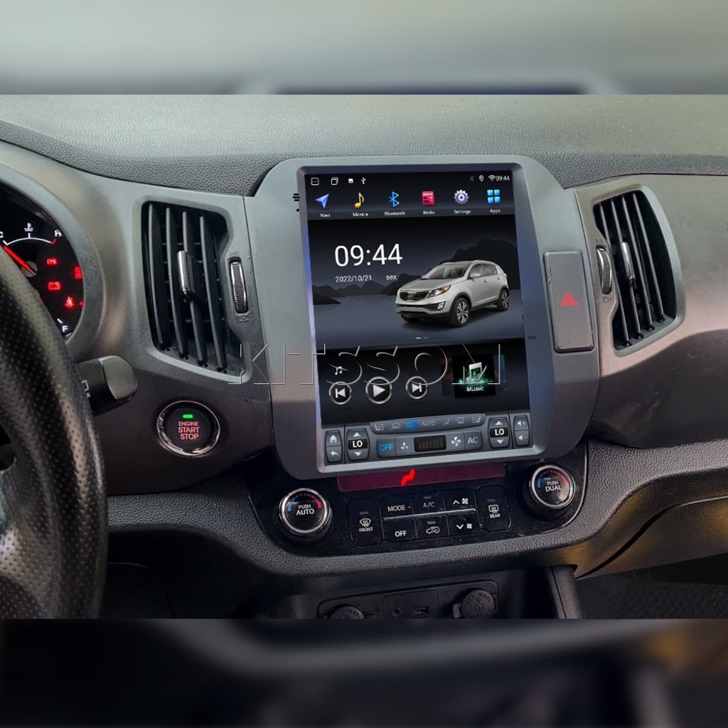 Multimídia Kia Sportage 2011 2012 2013 2014 2015 V2 Tesla 9.7" 2010
