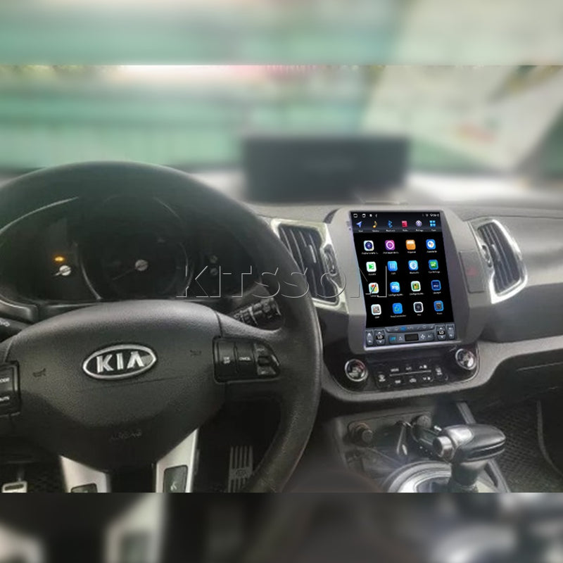 Multimídia Kia Sportage 2011 2012 2013 2014 2015 V2 Tesla 9.7" 2010
