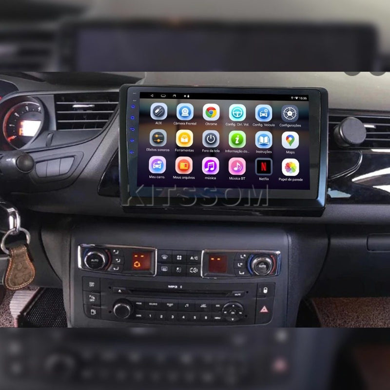 Multimídia Citroen C5 2013 2014 2015 2016 2017 V2 Octa 4G 9" 2008 2009