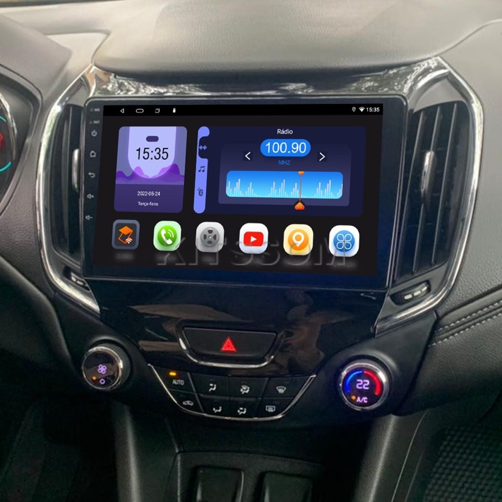 Multimídia Cruze LTZ 2019 2020 2021 2022 2023 V2 Octa 4G 9" 2017 2018 – Kitssom