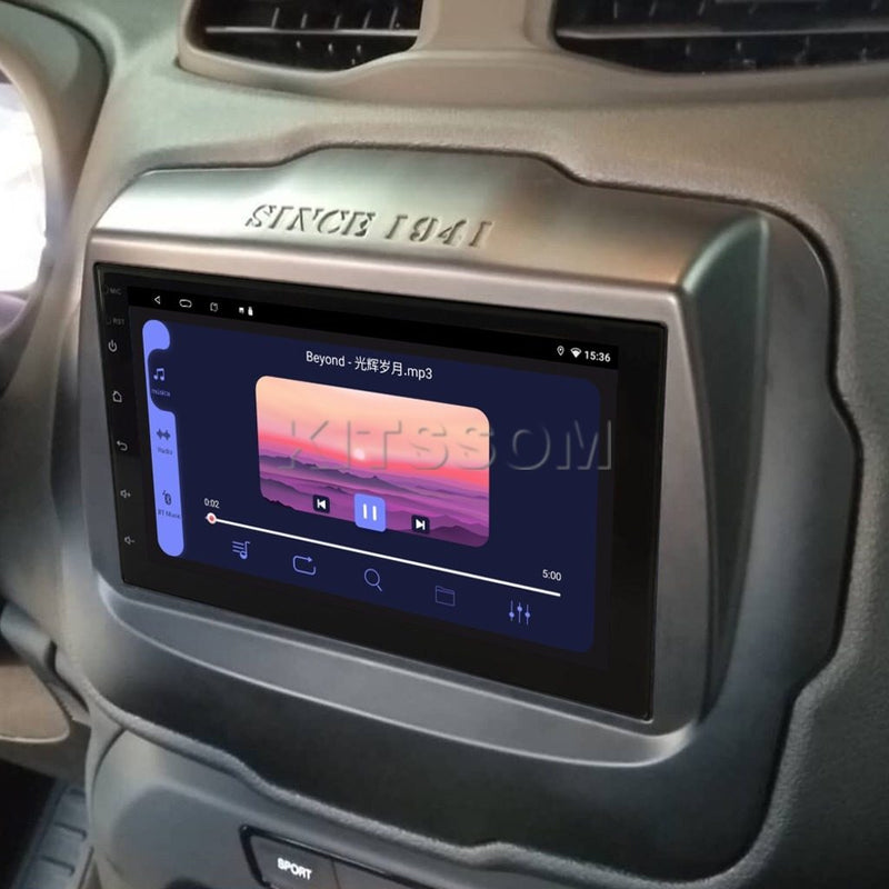 Multimídia Jeep Renegade 2019 2020 2021 2022 2023 V2 Octa 4G 7" 2015 2