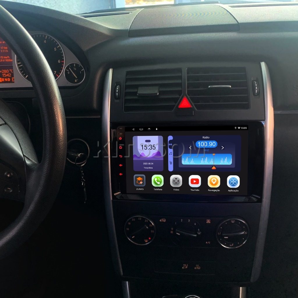 Multimídia Mercedes B180 B200 2010 2011 2012 2013 V2 Octa 4G 9" 2006 2 ...