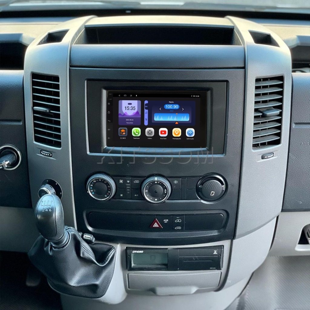 Multimídia Mercedes Benz Sprinter 2018 2019 2020 V2 Octa 4G 7" 2011 20