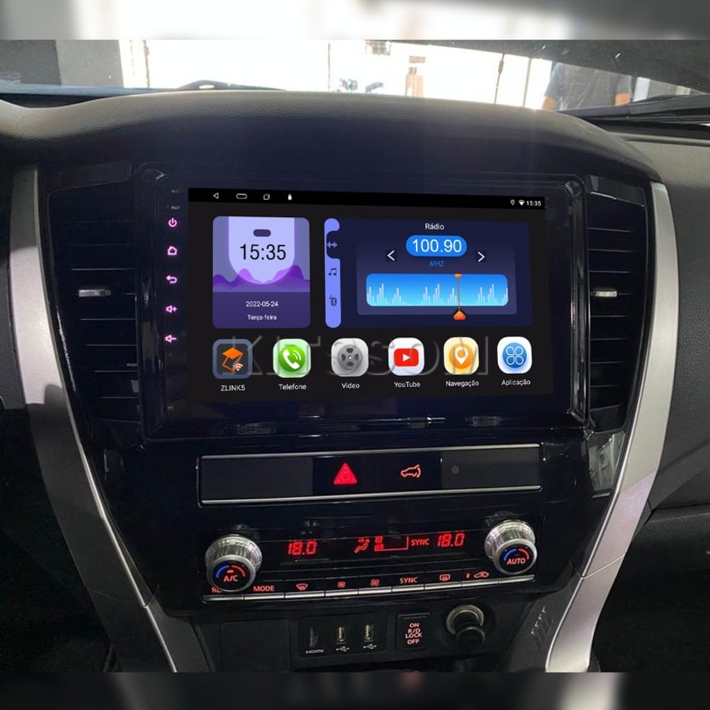 Multimídia Pajero Sport 2020 2021 2022 2023 V2 Octa 4G 9" – Kitssom