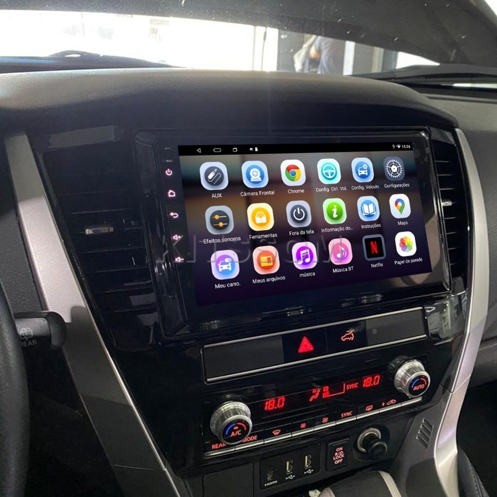 Multimídia Pajero Sport 2020 2021 2022 2023 V2 Octa 4G 9"