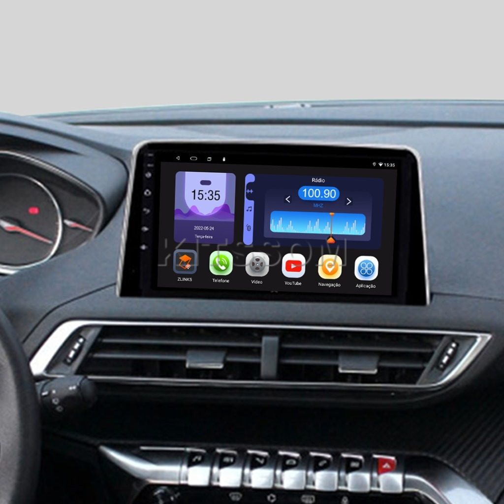 Multimídia Peugeot 3008 4008 5008 2020 2021 2022 V2 Octa 4G 9" 2018 20