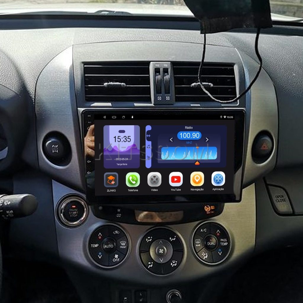 Multimídia RAV4 2008 2009 2010 2011 2012 2013 V2 Octa 4G 9" 2006 2007 ...