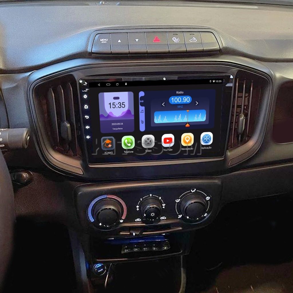 Multimídia Fiat Strada 2020 2021 2022 V2 Octa 4G 9"