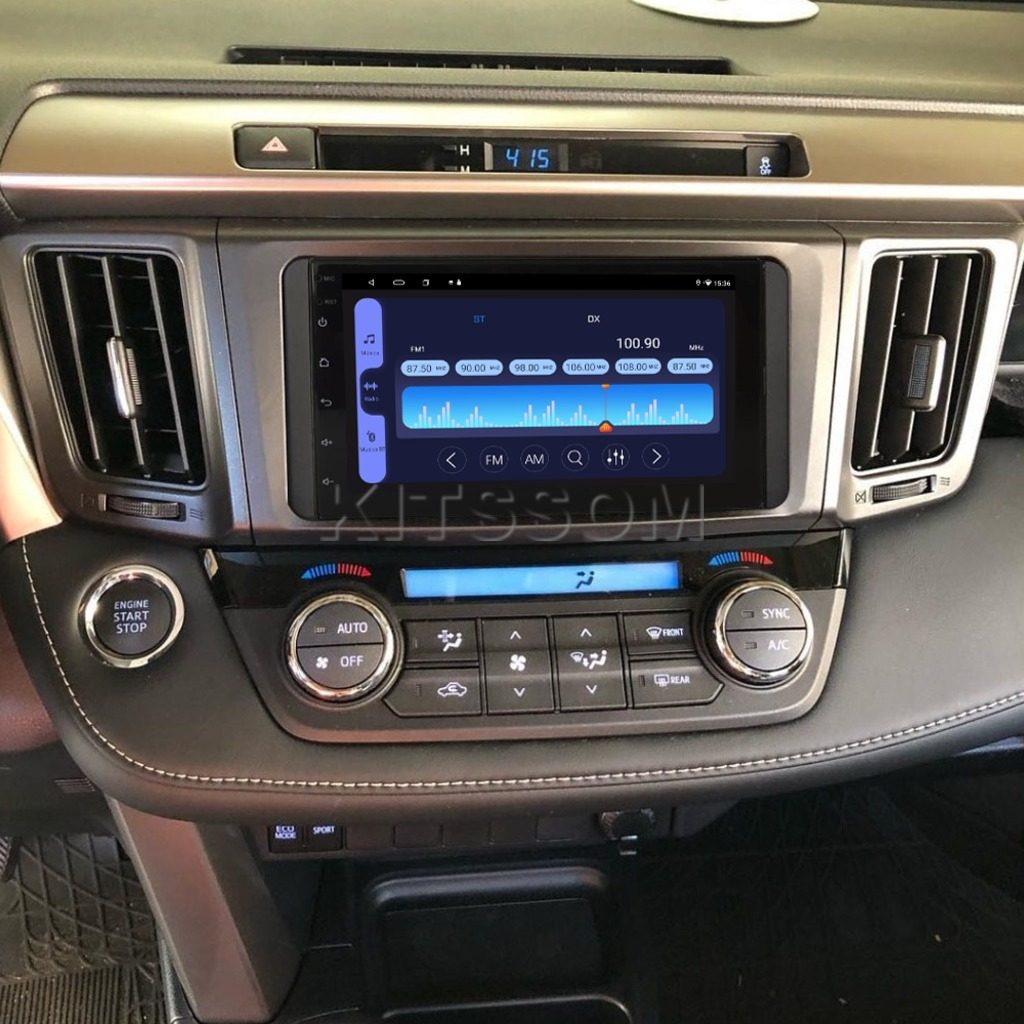 Multimídia Toyota RAV4 2014 2015 2016 2017 2018 V2 Octa 4G 7" 2013