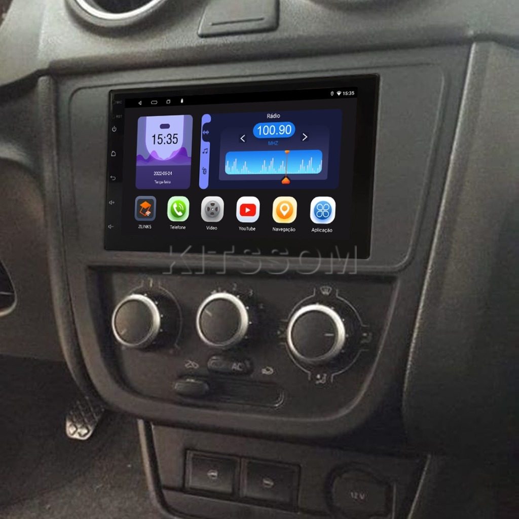 Multimídia Saveiro G5 2008 2009 2010 2011 2012 V2 Octa 4G 7"