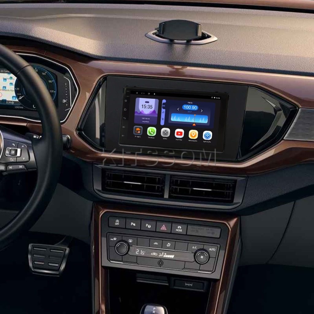 Multimídia Volkswagen Tcross 2020 2021 2022 2023 V2 Octa 4G 7" 2018 20