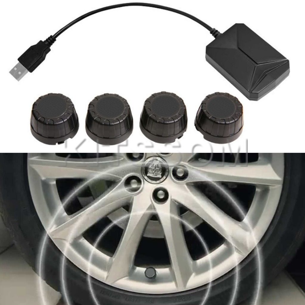 Sensor de Pressão de Pneus TPMS Universal Externo